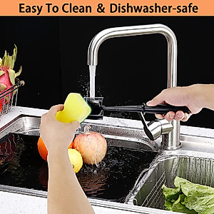 Meat Chopper,Hamburger Chopper,Beef Masher,Heat Resistant Meat Masher Tool for Hamburger Meat,Premium Heat Resistant Meat Chopper Utensil,Nylon Ground Beef Chopper Tool and Meat Fork