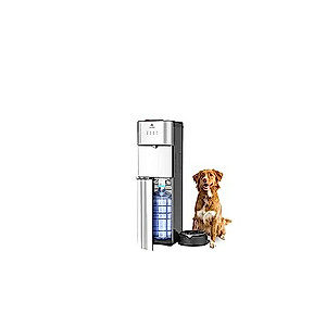 Avalon Limited Edition Self Cleaning Water Cooler Water Dispenser with Pet Bowl- 2 Temperature Settings - Hot & Cold, Durable Stainless Steel Construction, Bottom Loading - UL Listed