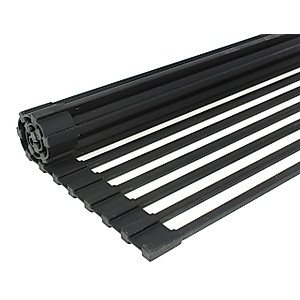 KINGSMAN ALL-IN-ONE Workstation 48 in. 16-Gauge Undermount Double Bowl Stainless Steel Kitchen Sink w/Build-in Ledge and Accessories (Galaxy Pearl Black)