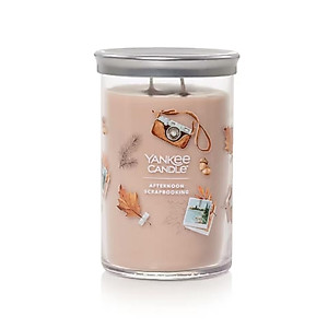 Yankee Candle Afternoon Scrapbooking Large Signature 2-Wick Tumbler Candle