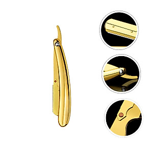 minkissy Engraved Razor Holder Blade Single Man Abs