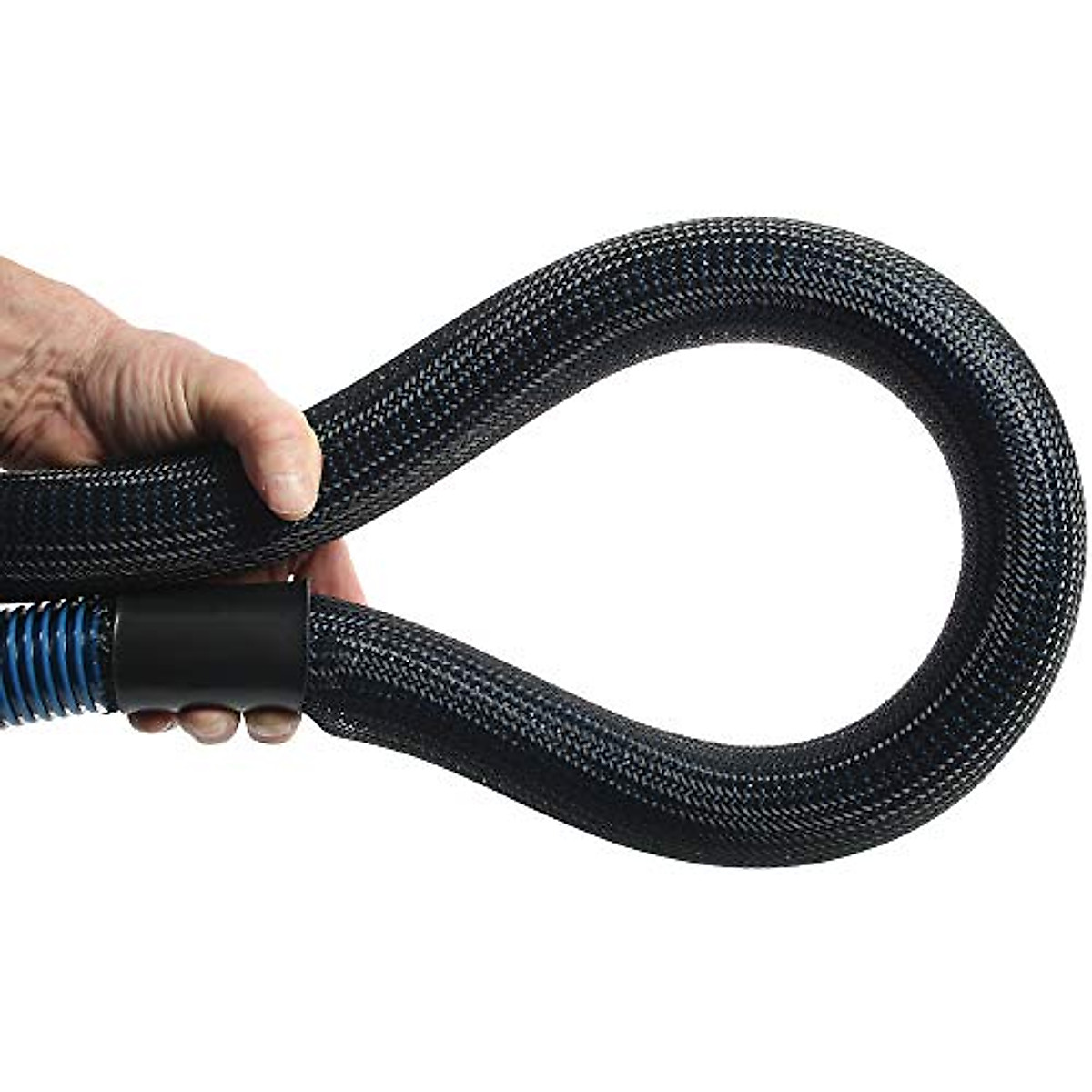 Cen-Tec Systems 95545 Antistatic Vacuum Shop Vacs with Expanded Multi-Brand Power Tool Adapter Set, 10 Ft. Hose with Protective Sleeve, Blue