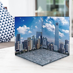 Colaxi 4pieces 1/12 Scale Backdrop Layout Storage Background for Action Figures