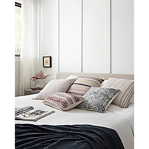 Loloi Throw Pillow, Ivory/Beige