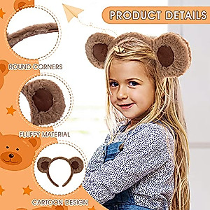 WLLHYF Easter Bear Ears Headband Cute Party Headwear Face Wash Headband Animal Head Wear Fashion Hairband Valentine's Day Hair Hoops Hair Accessories for Adult Kids Party Decoration