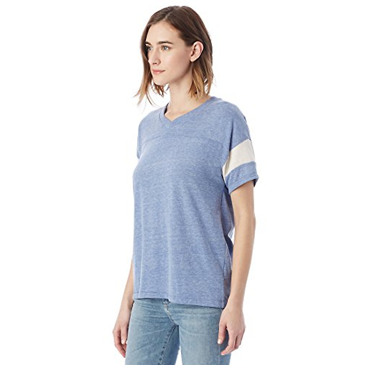 Alternative Women's Powder Puff Tee, Eco True Blue Fog, X-Large