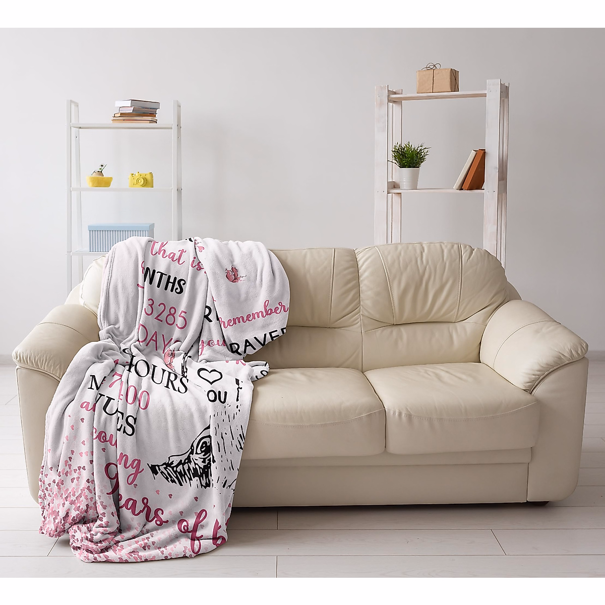 Mubpean Gifts for 9 Year Old Girls Blanket 60"x50", 9 Year Old Girl Gifts, Birthday Gifts for 9 Year Old Girl,9 Year Old Girl Birthday Gift Ideas,9th Birthday Gifts for Girls,Best Party Gift for Age 9