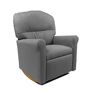 Dozydotes Contemporary Ash Grey Rocker Recliner (15010)