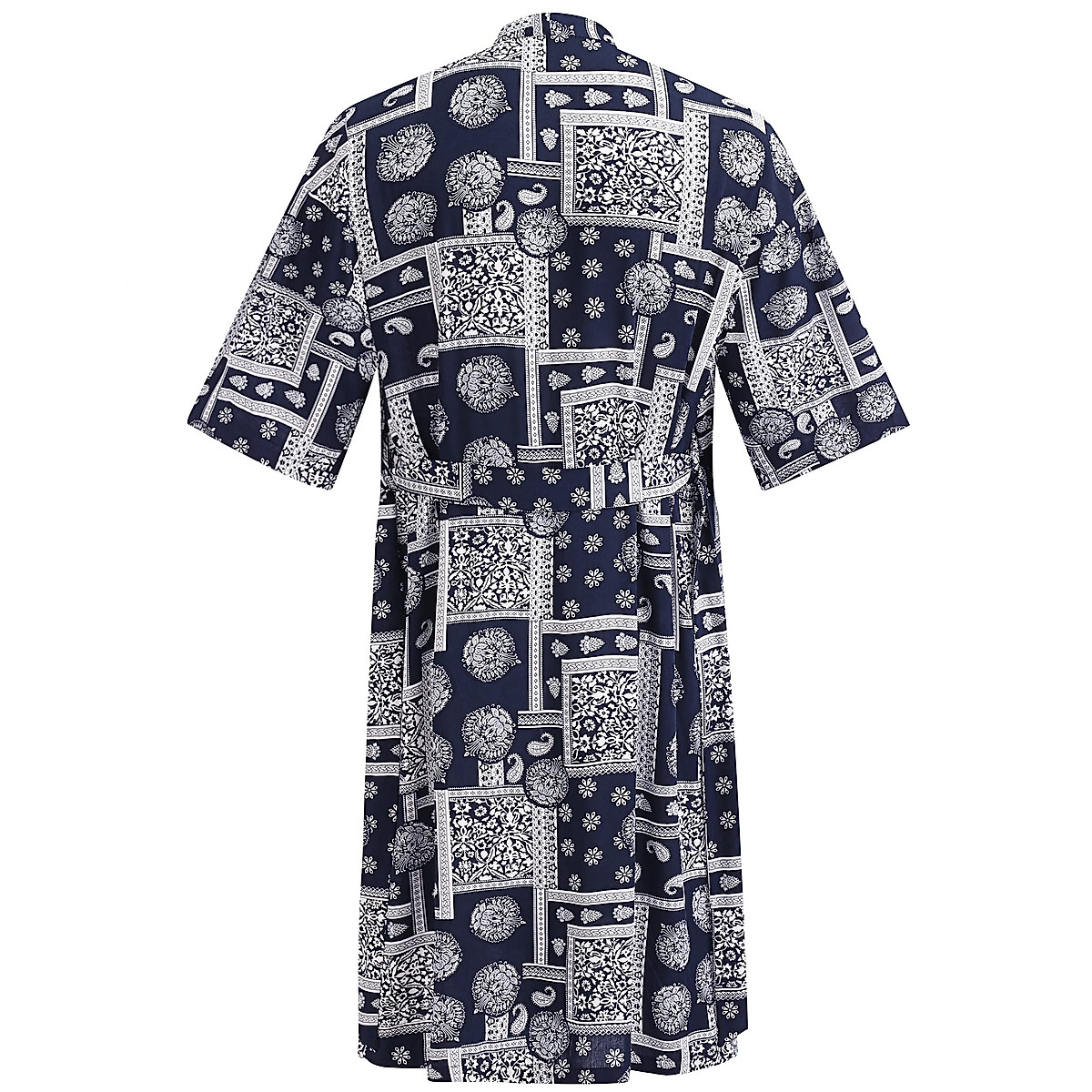 COOFANDY Men's Lightweight Kimono Robe Jacket Japanese Style Bathrobes Casual Open Front Long Cardigan Coat Outwear