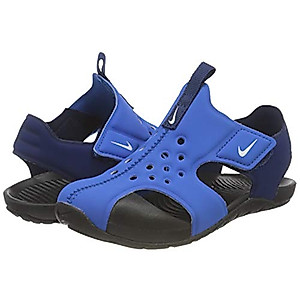 Nike Baby Boy's Sunray Protect 2 (Infant/Toddler) Signal Blue/White/Blue Void/Black 9 Toddler M