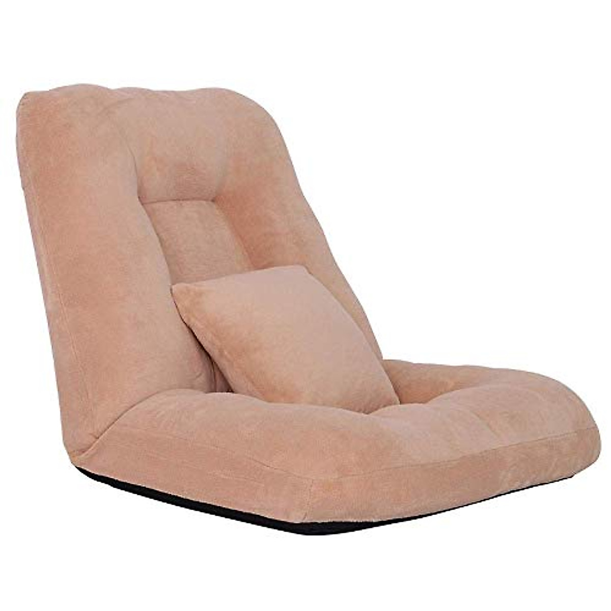 LLLY Adjustable Folding Lazy Floor Sofa Chair Stylish Couch Beds Lounge Chair with Pillow (Color : White-Patch Five-Pointed star4)