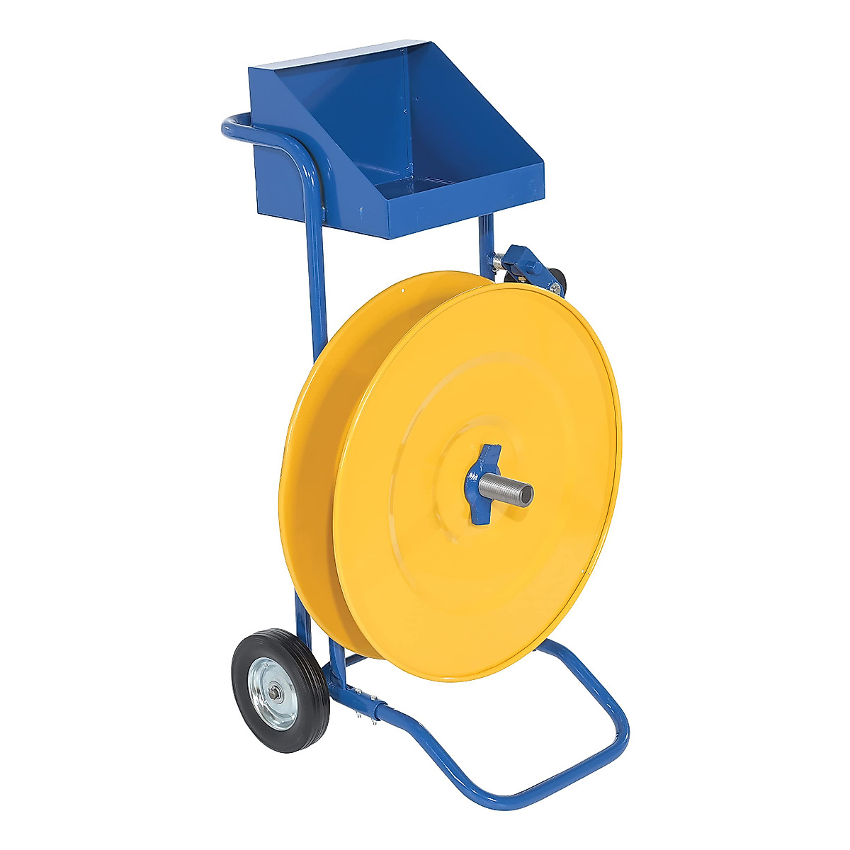 Vestil STRAP-PS-HD Steel Strapping Cart with Powder Coat Finish, 24-7/8" Width, 43" Height, 20-1/2" Depth