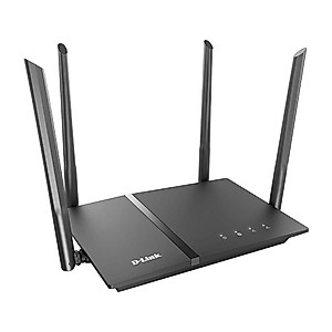 D-Link WiFi Router AC1200 High Power Gigabit Ethernet Dual Band Mesh Wireless Internet for Home Gaming Parental Control Wi-Fi (DIR-1260)