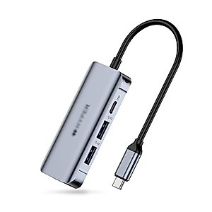 Port Expander USB C Docking Station USB C to HDMI Multiport Adapter 4 in 1 USB C Hub with 4K HDMI, 2 USB 3.0 Ports, 100W PD Charger USB Splitter