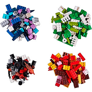 MAX Build More Building Bricks Accessories and Wheels Value Set (250 Pieces) by ZURU - Compatible with Other Major Brands