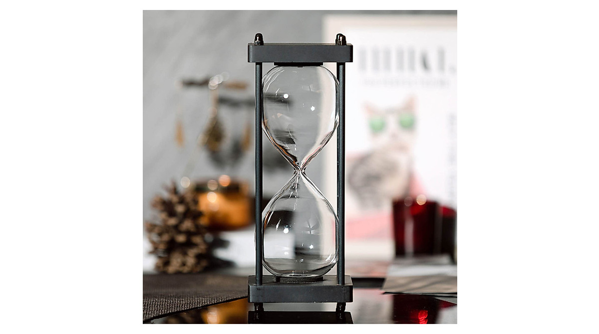 Large Fillable Hourglass Timer - Decorative & Unique Gift