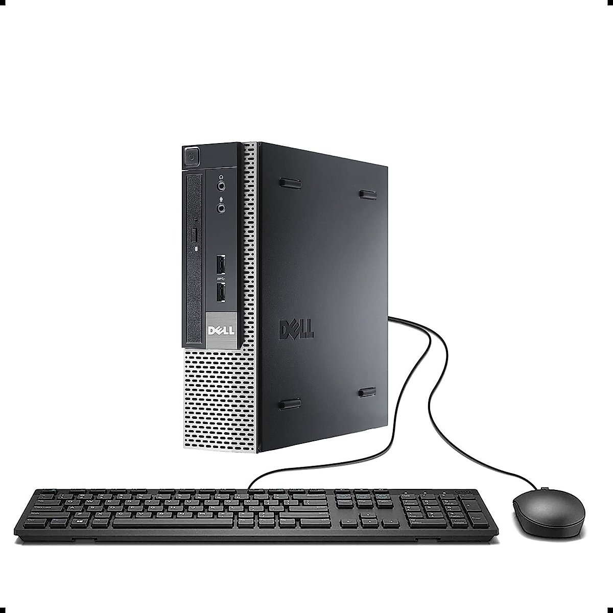 Dell OptiPlex 9020 USFF Desktop Computer PC, Intel Quad Core i5-4570s up to 3.6GHz, 16G DDR3, 256G SSD, WiFi, BT, 4K Support, DP, VGA, Windows 10 Pro 64 Bit-Language English/Spanish/French (Renewed)