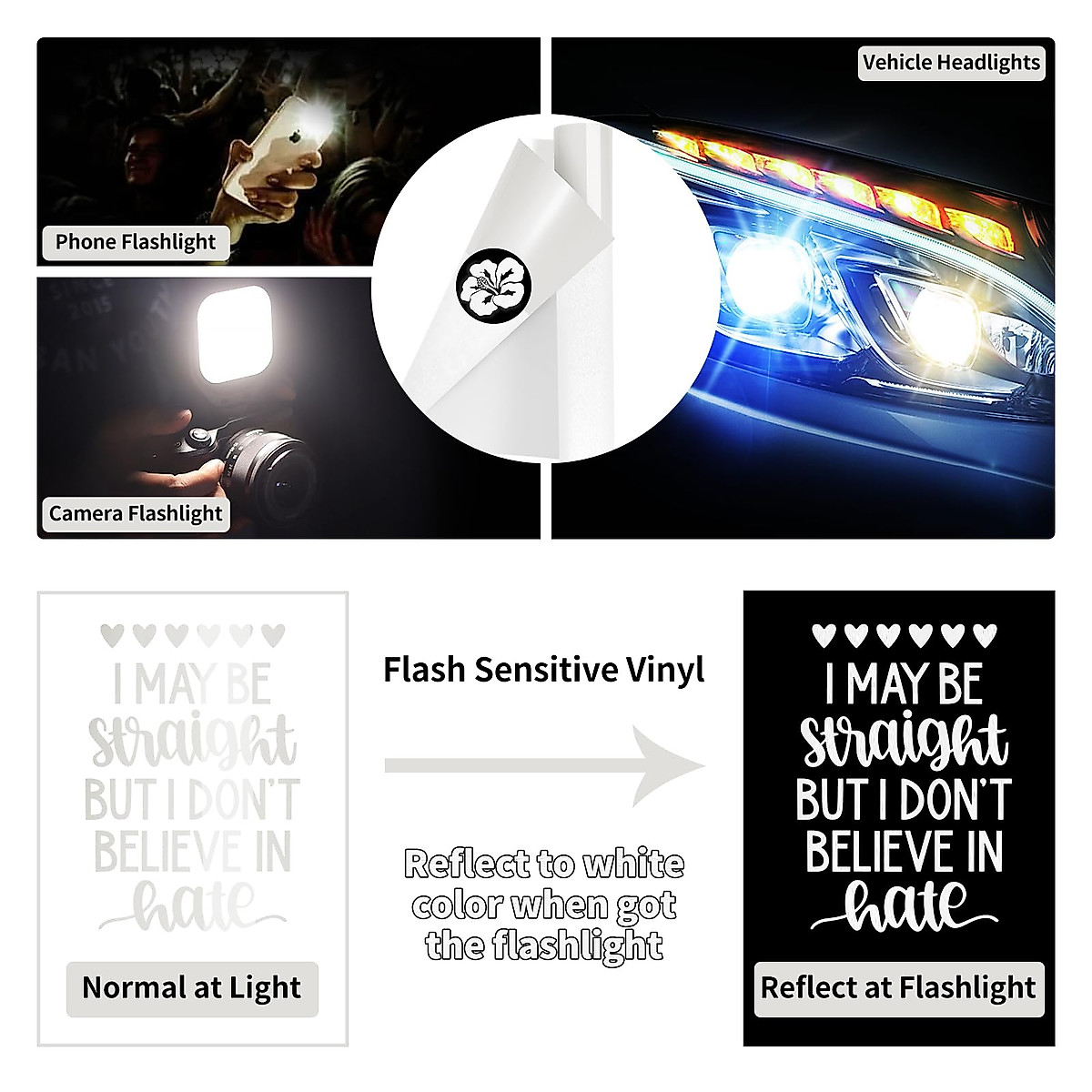 AHIJOY Reflective Vinyl Permanent Adhesive 12" x 5FT Silver Adhesive Vinyl for Cup Crafts Signs Scrapbook Lettering DIY Projects Home Decor