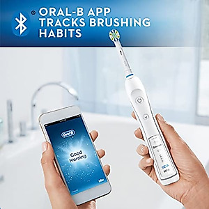 Oral-B Pro 5000 Smartseries Power Rechargeable Electric Toothbrush with Bluetooth Connectivity, White Edition