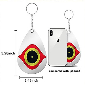 Bird Scare Device, Hanging Reflector Board to Scare Bird Away, Reflective Owl Scarecrow Keep Bird Away from Garden, Patio, Windows, Balcony, Orchard