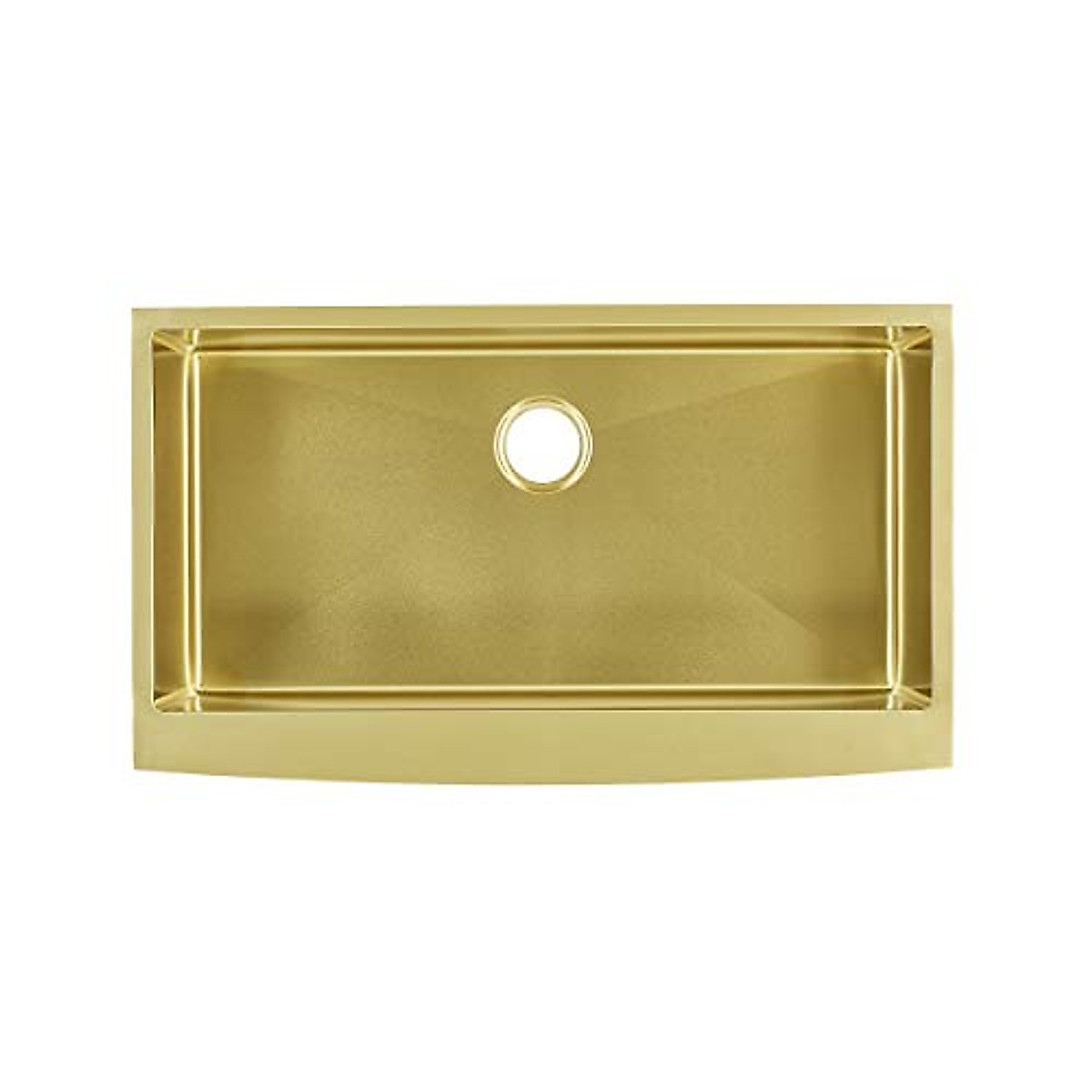 Swiss Madison Rivage 36 x 21 Stainless Steel, Single Basin, Farmhouse Kitchen Sink with Apron in Gold