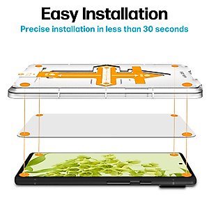 Power Theory Screen Protector for Google Pixel 6 [2 Pack] with Easy Install Kit [Premium Tempered Glass for Pixel6]
