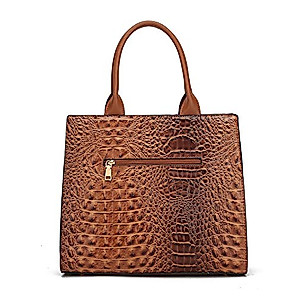 MKF Set Satchel Shoulder Bag for Women & Wristlet Wallet Purse – PU Leather Top Handle Tote Handbag Crossbody Strap Black