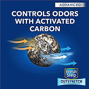 Fresh Step Outstretch, Clumping Cat Litter, Advanced, Extra Large, 32 Pounds total (2 Pack of 16lb Boxes)