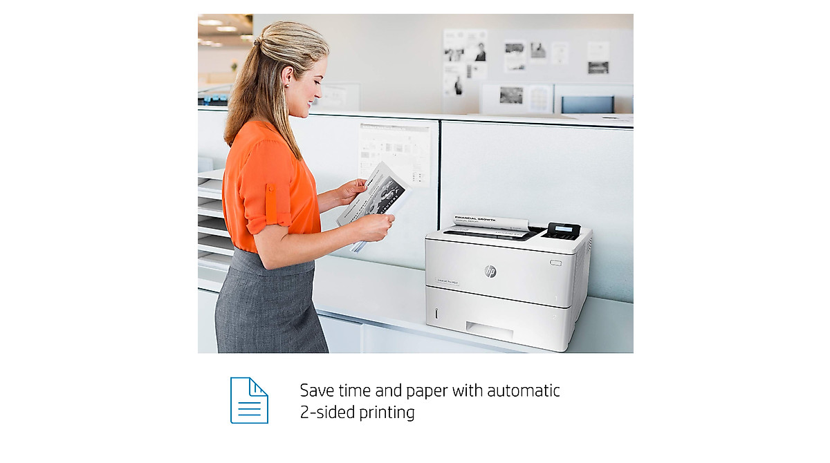 HP LaserJet Pro M501dn Monochrome Laser Printer - Fast & Secure