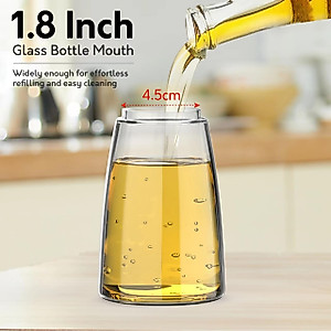 SYAWS Oil Sprayer for Cooking, Electric Oil Spray Bottle, Rechargeable Olive Oil Dispensing with LED Light,Adjustable Oil Mister with Glass for Air Fryer,Salad,BBQ,Baking,Roasting