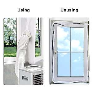 Vgooar Universal Window Seal for Portable Air Conditioner, Waterproof Window Seal for AC Unit, Tilting and Casement Windows Only, 400cm / 157inch