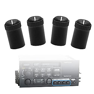 RDBS GM Car Equipment Stereo Radio Speaker Control Knob Replacement Set [4 PCS] 16195412