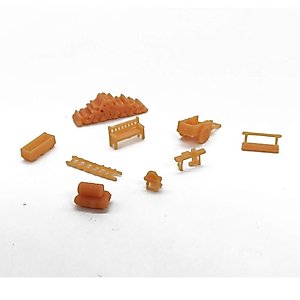 Outland Models Railroad Scenery Country Farm Tool Accessory Set N Scale 1:160