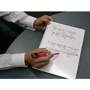 Nu Board A4 Size (8.8 x 11.9 inch) NGA403FN08 Whiteboard Notebook - Dry Erase Notebook