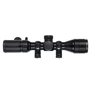 Monstrum 3-9x32 AO Rifle Scope with Illuminated Range Finder Reticle and Parallax Adjustment | Black