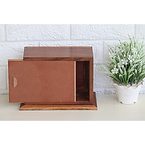 Wooden Photo Urns for Pet Ashes | Wood Cremation Urns | Decorative Urns | Funeral Urns | Handmade Urn for Cat and Dog | Keepsake Urns