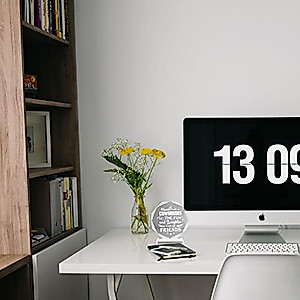 YWHL Coworker Gifts for Women Men, Going Away Gift for Coworker, Coworker Leaving Gifts, Chance Made Us Coworkers Glass Keepsake