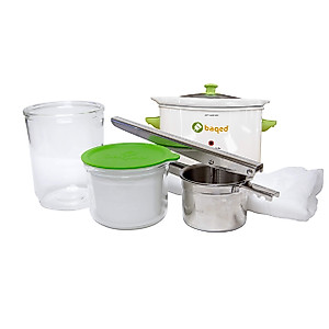 Baqed Butter Infuser Kit - Herbal Oil Extractor and Magic Butter Machine - Complete Decarboxylator, Herb Kit, and Tincture Maker. Herb Butter Oil Infuser Machine, and Botanical Extractor