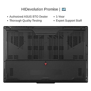 HIDevolution ASUS TUF Gaming A17 FA707XU 17.3" FHD 144Hz, 4.0 GHz Ryzen 9 7940HS, RTX 4050, 32 GB DDR5 RAM, 1 TB PCIe SSD, Windows 11 Pro