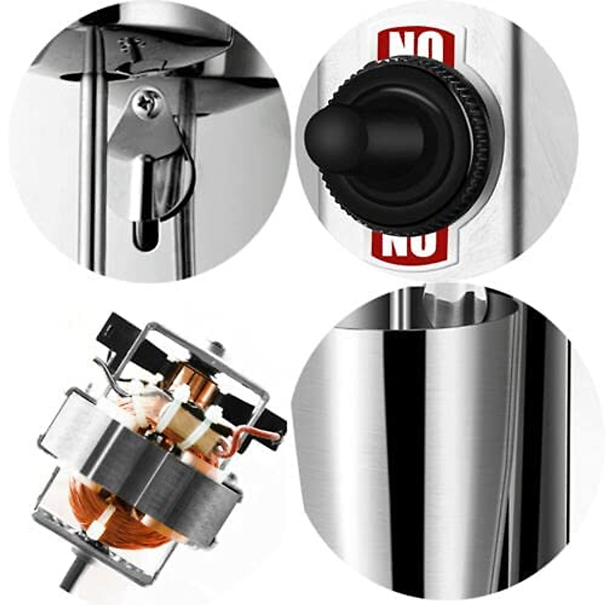 Gdrasuya10 Electric Milk Shake Maker, Single Head, 180W, Stainless Steel, Efficient Milkshake Blender