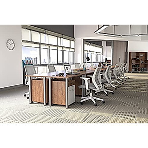 Union & Scale UN56968 2-Drawer Vertical File Cabinet, Mobile/Pedestal