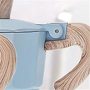 MAXCBD Coffeemaker Pots, Coffee Machine Aluminum Mocha Coffee Percolation Pot Coffee Machine Mocha Pot Coffee Pot (Color : Pink)