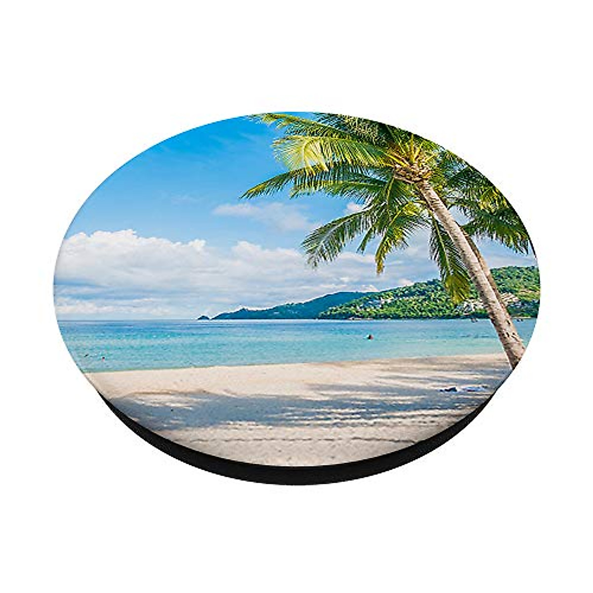 Tropical Palm Trees Ocean Sunny Beach PopSockets PopGrip: Swappable Grip for Phones & Tablets