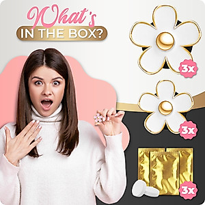 6 Pieces Daisy Flower Air Vent Clip Car Air Freshener Charm Colorful Car Interior Accessories for Girls Women