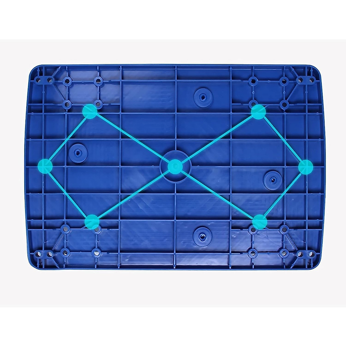 Platform Truck Flatbed Cart Metal Platform Truck with 4 Wheels Moving Dolly Cart Load 330lb /660lb Folding Push Cart Light Flatbed Cart Reliable