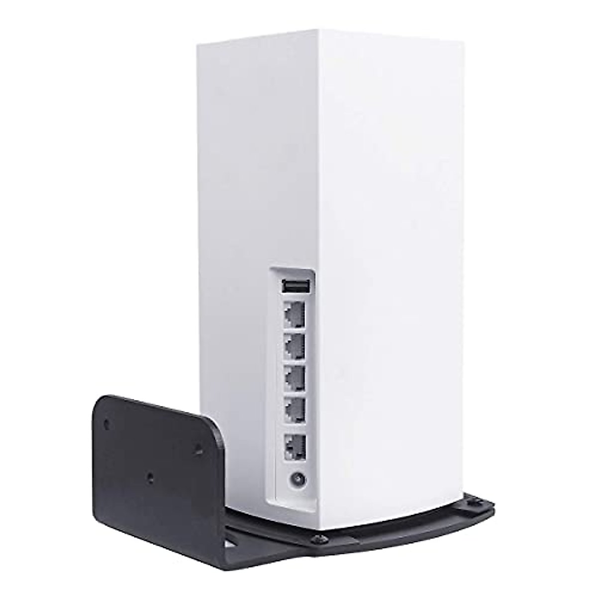 VOMENC Linksys Velop WiFi 6 Mesh Router Wall Mount Bracket Wall Mount Stand Holder,WiFi Accessories for Linksys Velop WiFi 6 MX5 with Easy Installation and Space Saving (2-Pack)