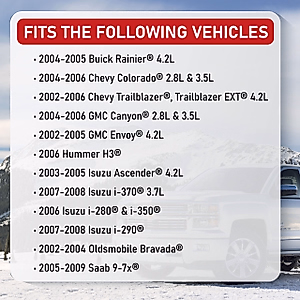 Ignition Coil Pack - Replaces 12568062, 19300921 - Compatible with Chevrolet, Buick, GMC & Other GM Vehicles - Trailblazer, Envoy 2002, 2003, 2004, 2005 - Colorado 2004-2006