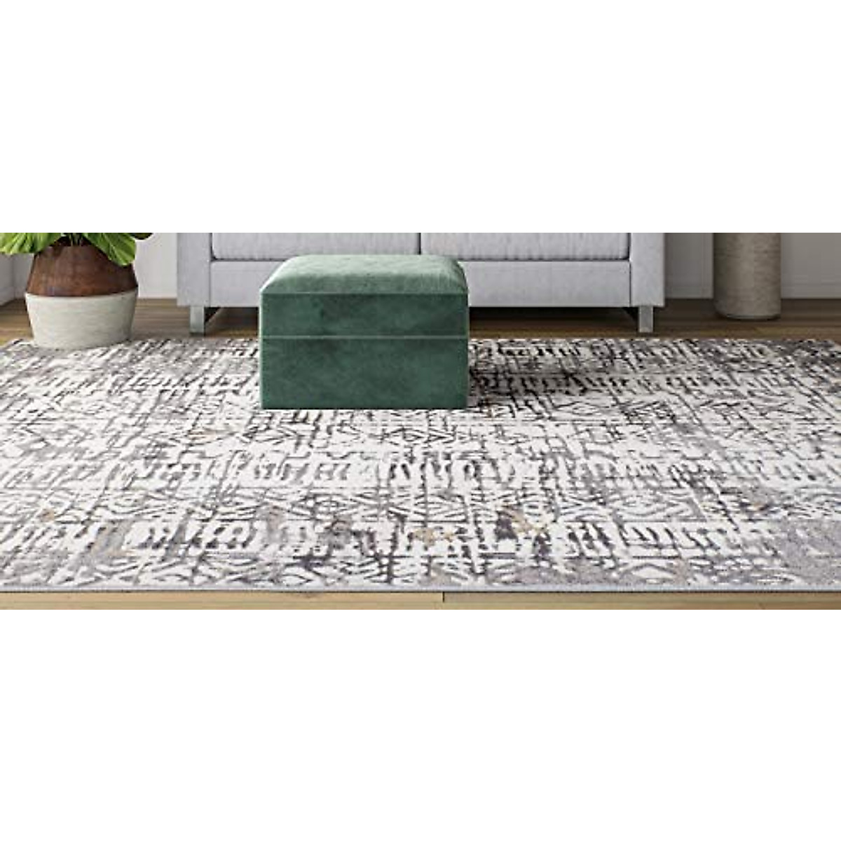CosmoLiving Celeste Collection Area Rug, 8' x 10', Royal Silk