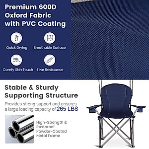OP3640 Camping Chair, Blue