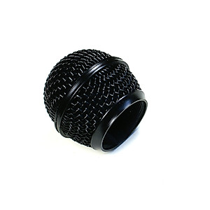 (D43) Mesh Microphone Grille Fits Shure SM58 Microphone Die-cast, Black